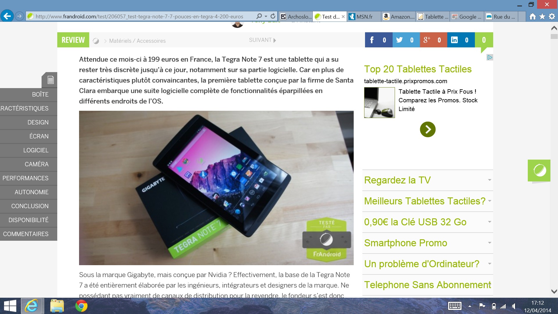 Test de la Dell Venue 11 Pro : Une tablette tournée vers la productivité